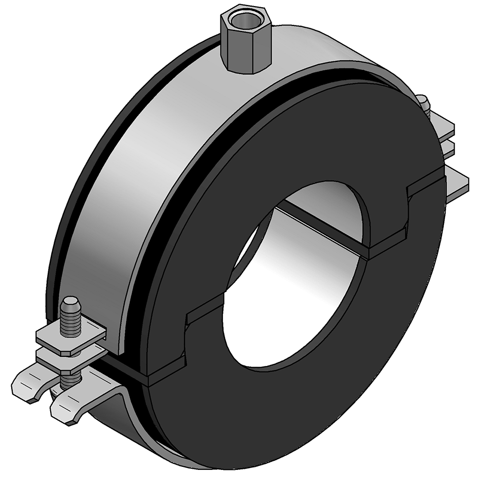 Insulated pipe clamps