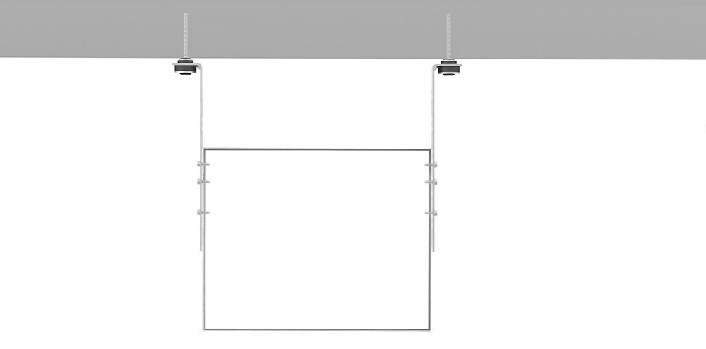 Mounting ventilation ducts safely